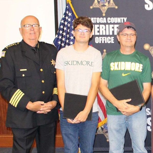 Chris Rafferty of Facilities Services and his wife Jill receive ...