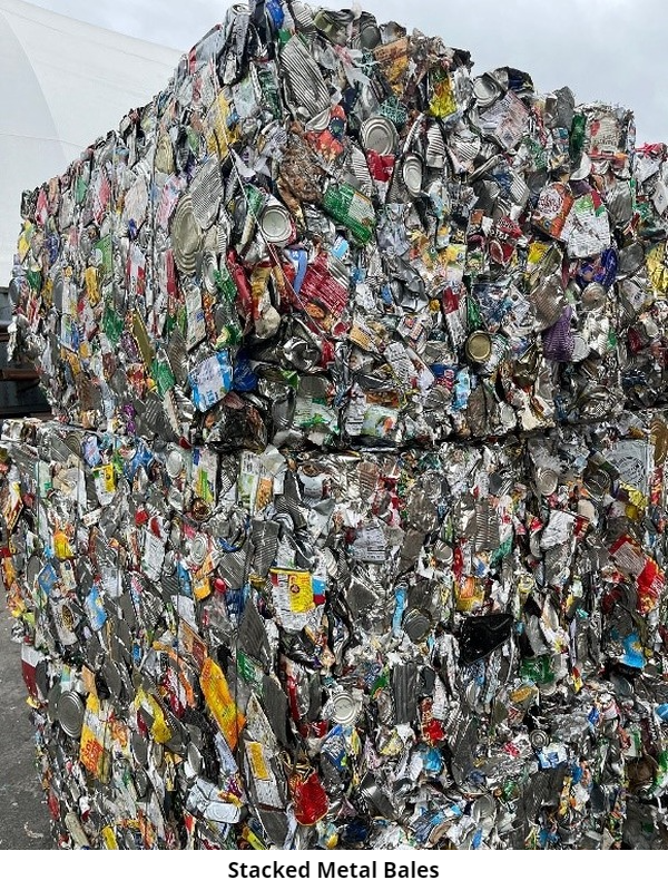 Blocks of mixed recycling